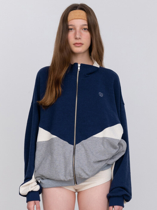 비아플레인 Via Colorblock zip-up - 위시버킷