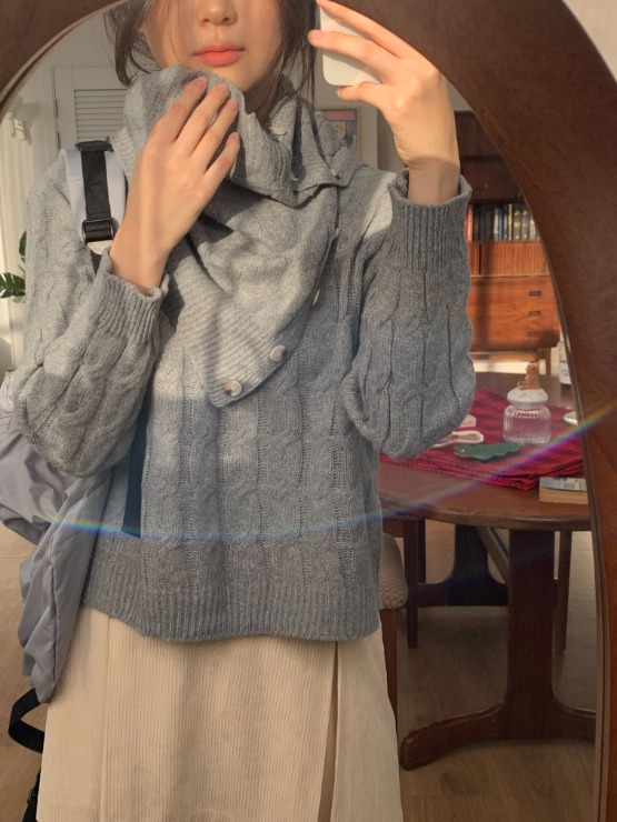 오이니 neck warmer nt - 2colors - 위시버킷