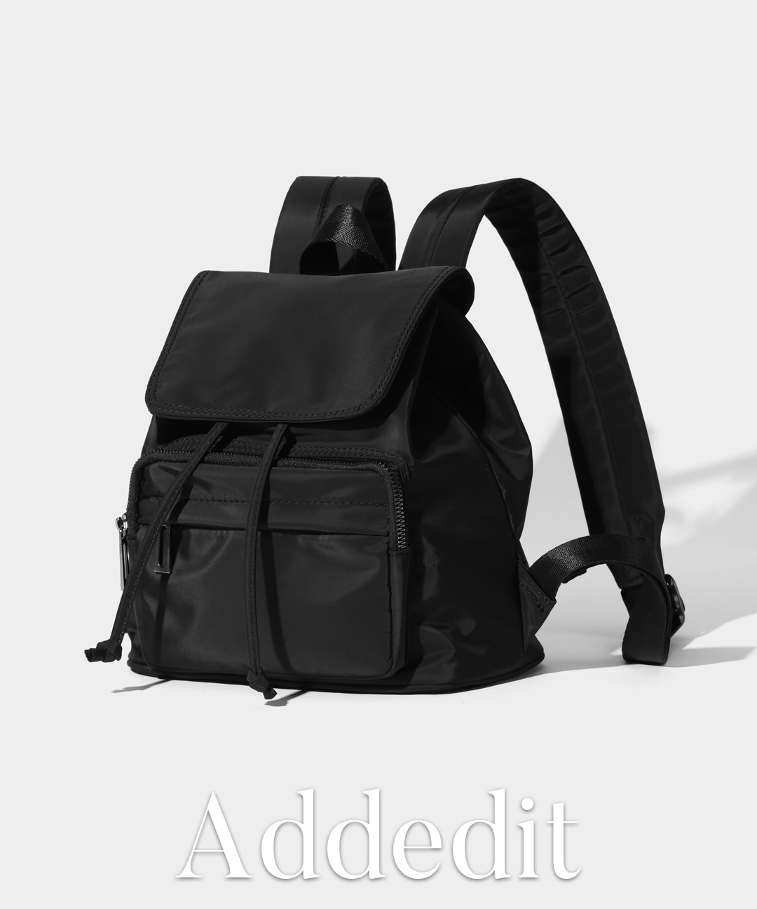 애드에딧 애드에딧 [당일출고] 레토 나일론 미니백팩 - Leto nylon mini backpack (1color) - 위시버킷