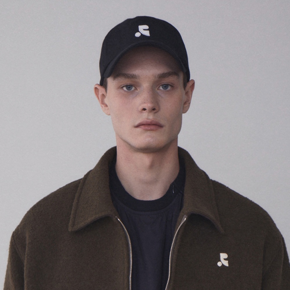 레스트앤레크리에이션 RR LOGO COTTON BALL CAP (BLACK) - 위시버킷