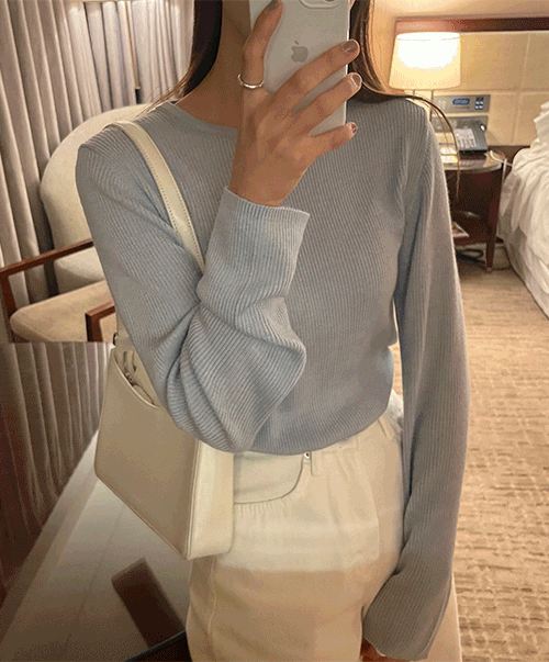 니어웨어 (unusually) scarlett golgi knit (4color) - 위시버킷