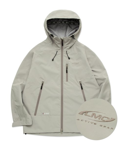 엘엠씨 LMC ACTIVE GEAR 3L WP SHIELD JACKET gray khaki - 위시버킷