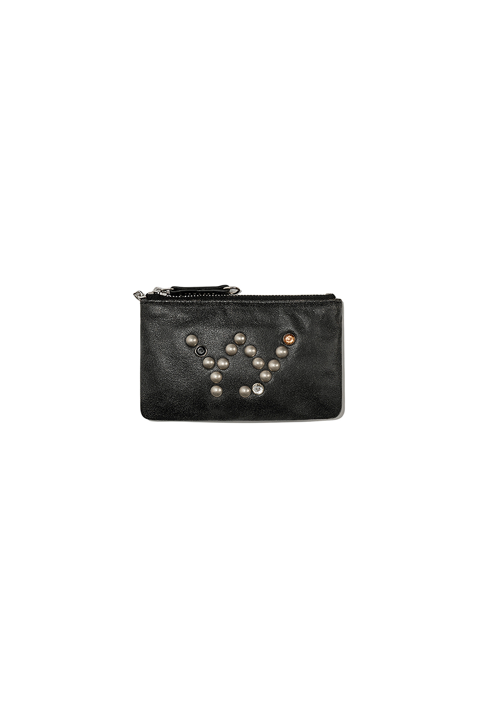 더오픈프로덕트 YY STUD CHAIN WALLET, BLACK - 위시버킷