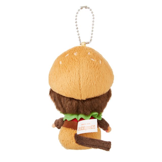 몬치치 M|@|s BURGER Monchhichi Big Head SS Keychain - 위시버킷