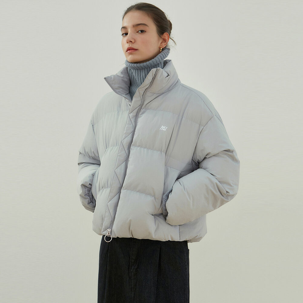 닉앤니콜 MINIMAL PUFFER SHORT PADDING_LIGHT GRAY - 위시버킷