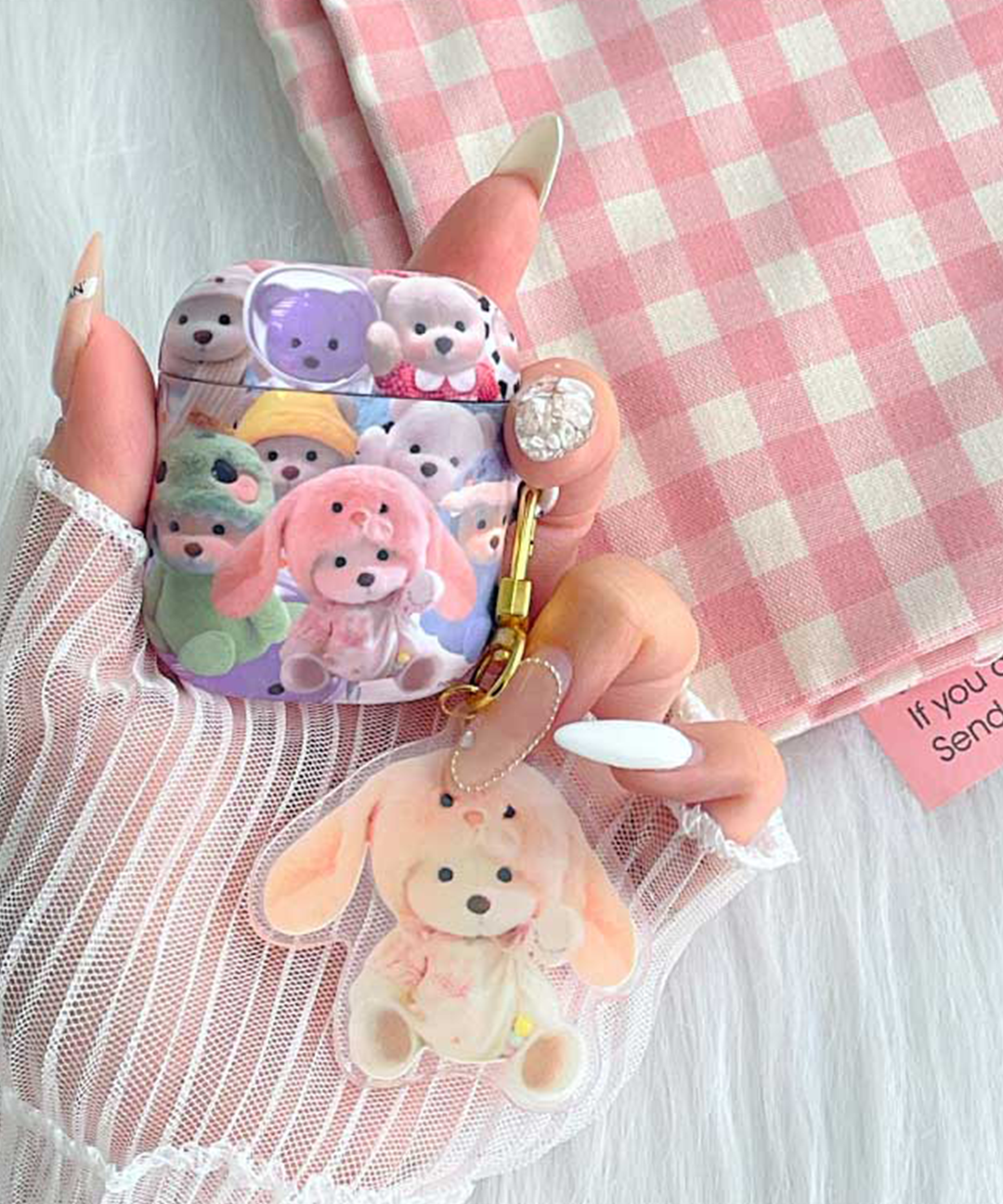 나인틴프라이데이 키링 증정🔥 키치 곰돌이 에어팟 케이스 프로 1세대 2세대 3세대 귀여운 이쁜 예쁜 친구 가족 지인 생일 선물 우정 커플 우정템 커플템 갤럭시 겔럭시 버즈