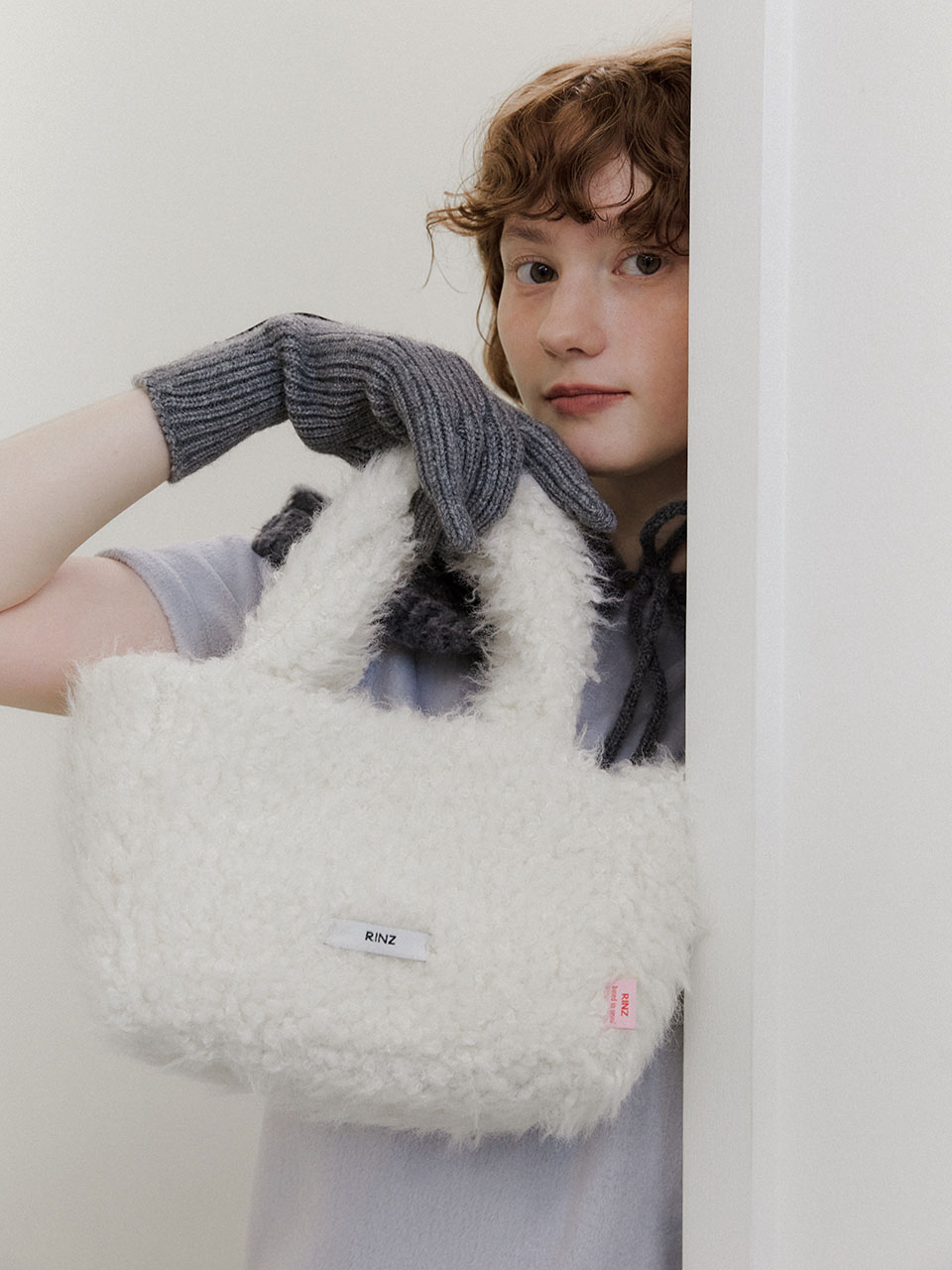 린츠 [10%off] curly bag (ivory) - 위시버킷