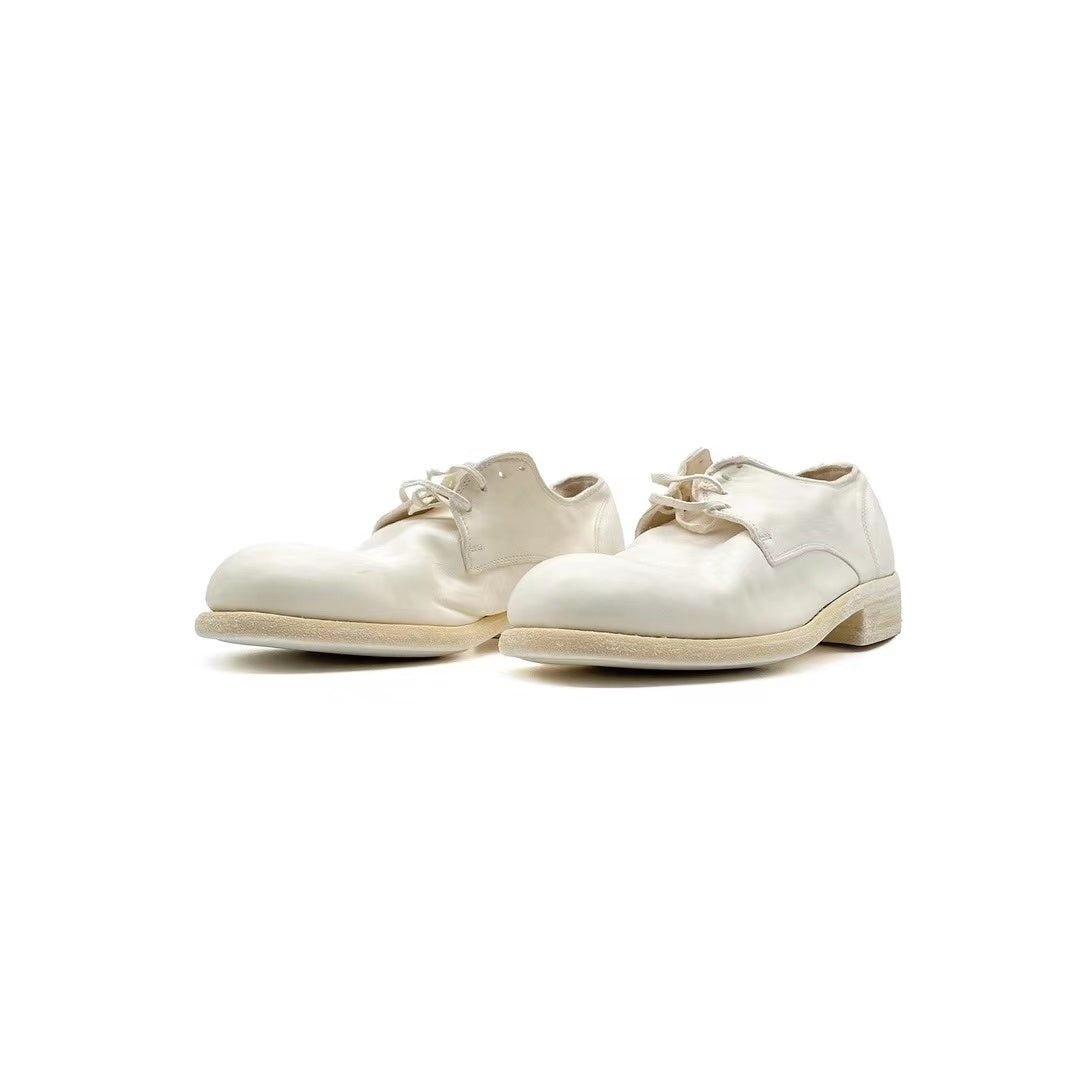 구이디 GUIDI Soft Horse Grain 992 Derby Women's Leather Shoes - 위시버킷
