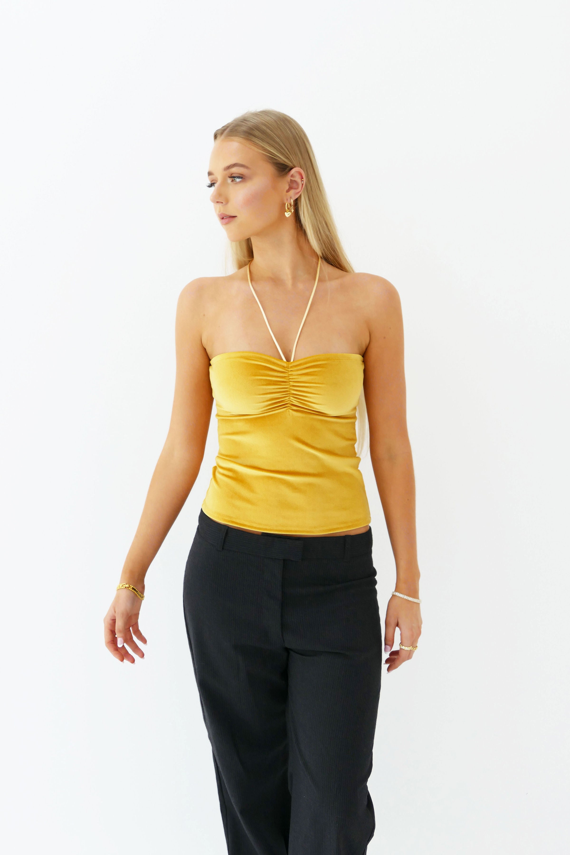 HNTR더라벨 TYLER TOP: Gold - M/L / No - 위시버킷