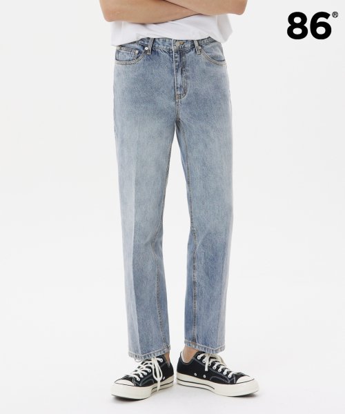 86로드 PALE BLUE CHIP(크롭테이퍼드핏) - 위시버킷