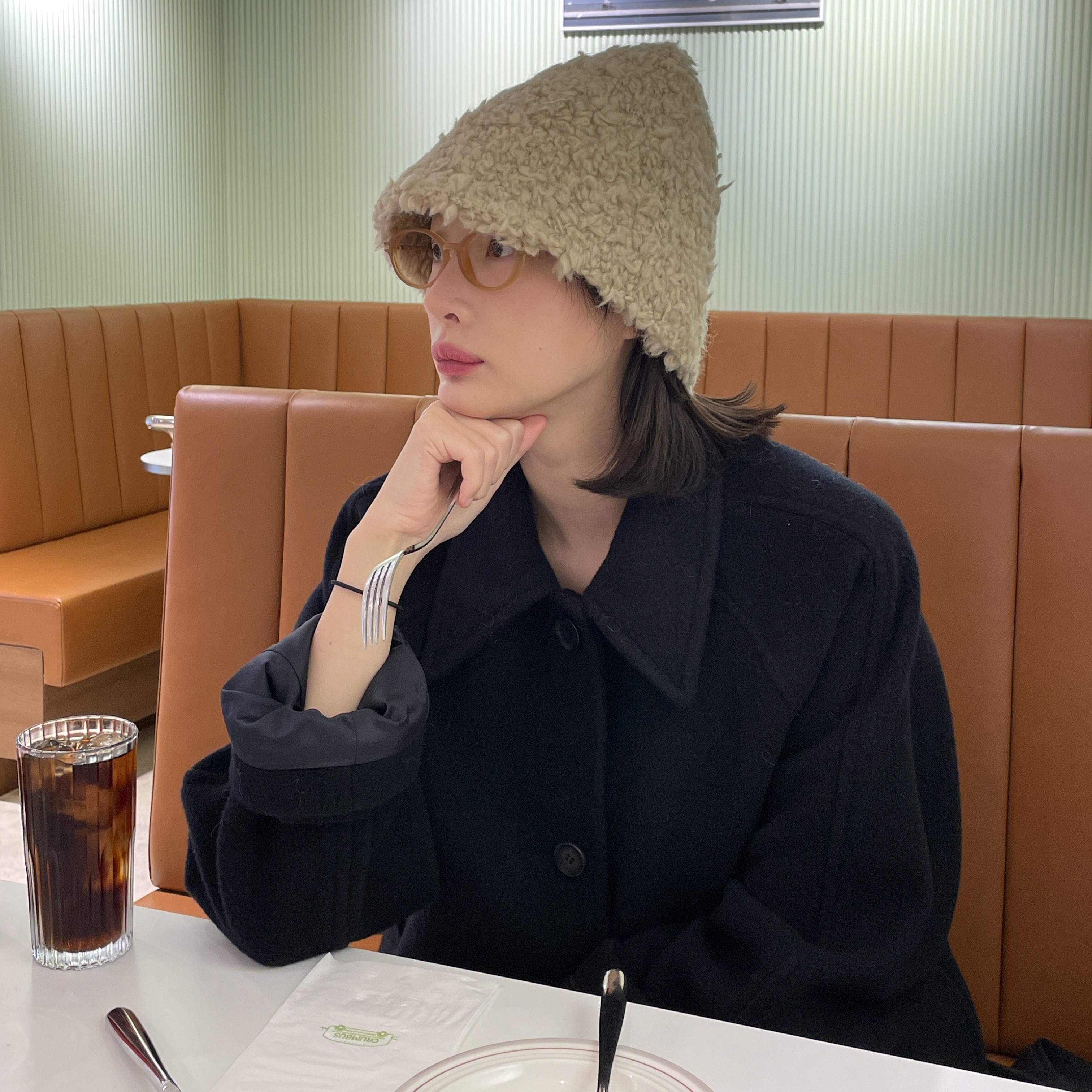 포저 [김가을 착용]_[29CM 단독] WOOL HALF COAT (3COL) - 위시버킷