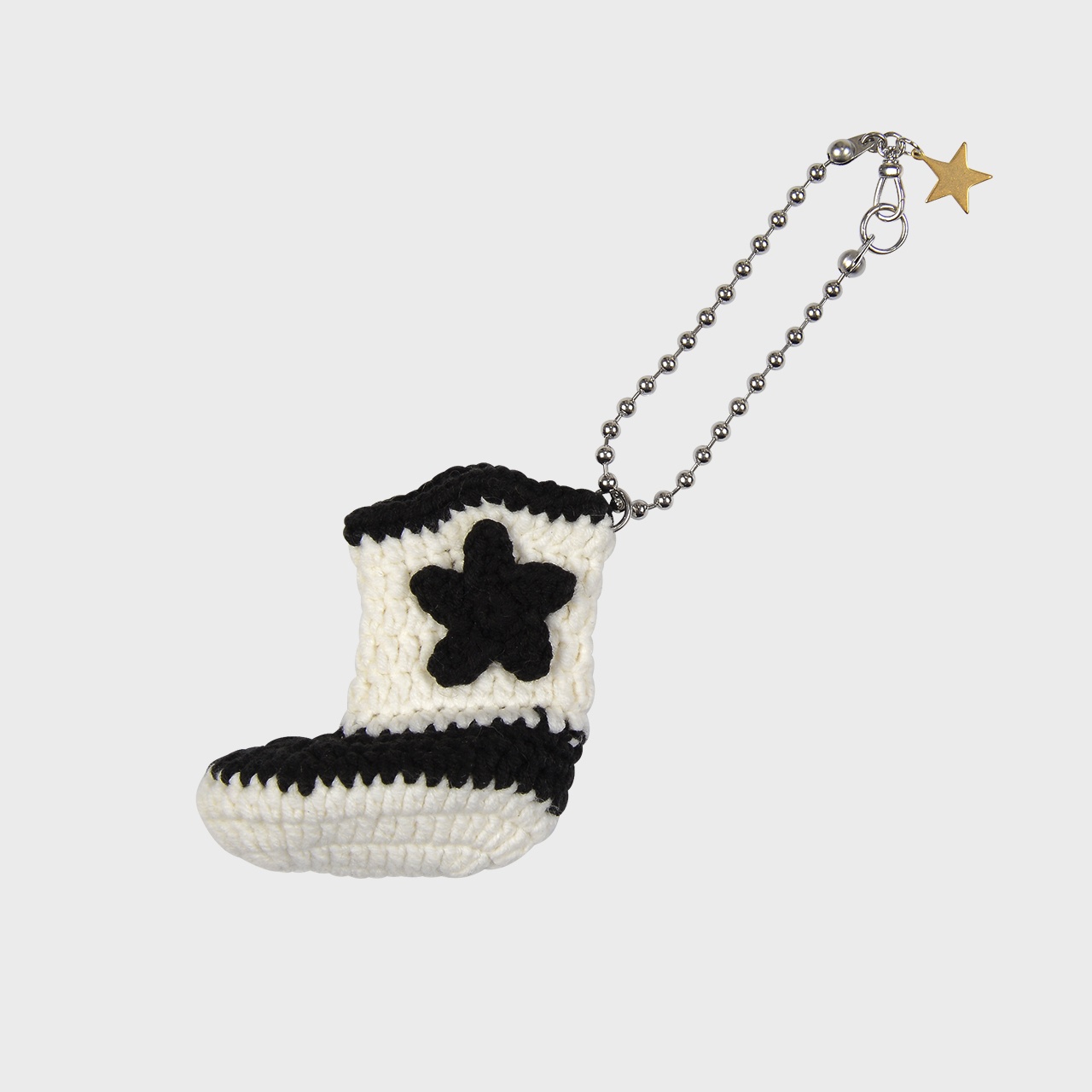 에이레브 CROCHET WESTERN BOOTS KEYCHAIN (BLACK) - 위시버킷