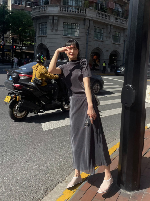 오어 (3rd) Coco Pleats SK_2color - 위시버킷