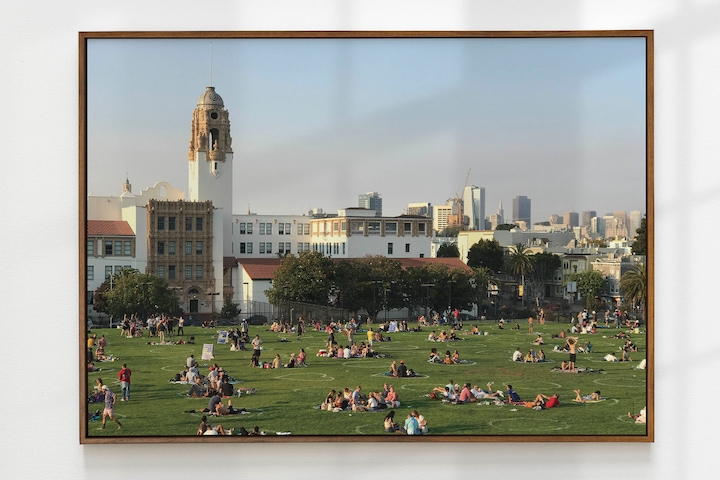 요로코롬스튜디오 공원 숲포스터 나무 피크닉 잔디 자연 가로형 유럽풍경사진 감성인테리어 포스터 위시버킷