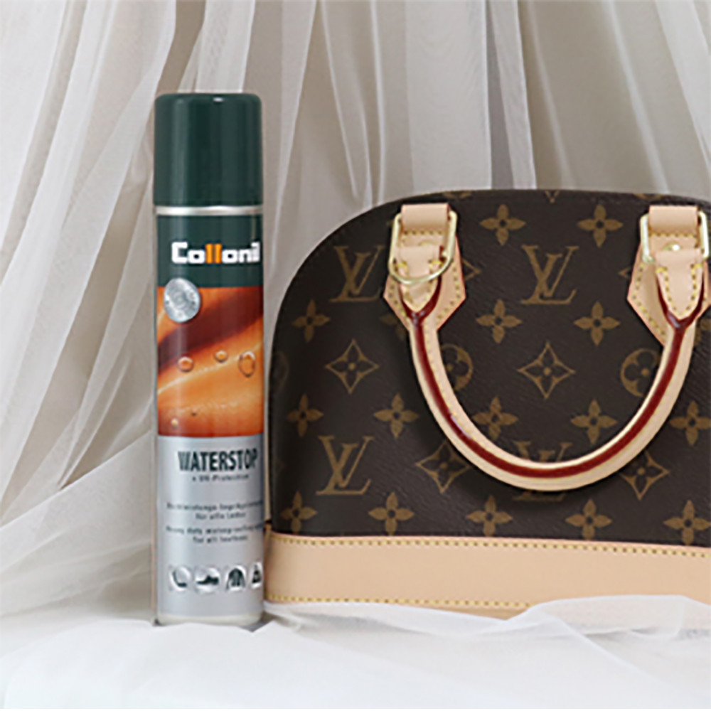 콜로닐 콜로닐 워터스탑 방수 And 자외선 차단 스프레이 200ml 신발 가방 의류 가죽 스웨이드 방수 코팅 스프레이 위시버킷
