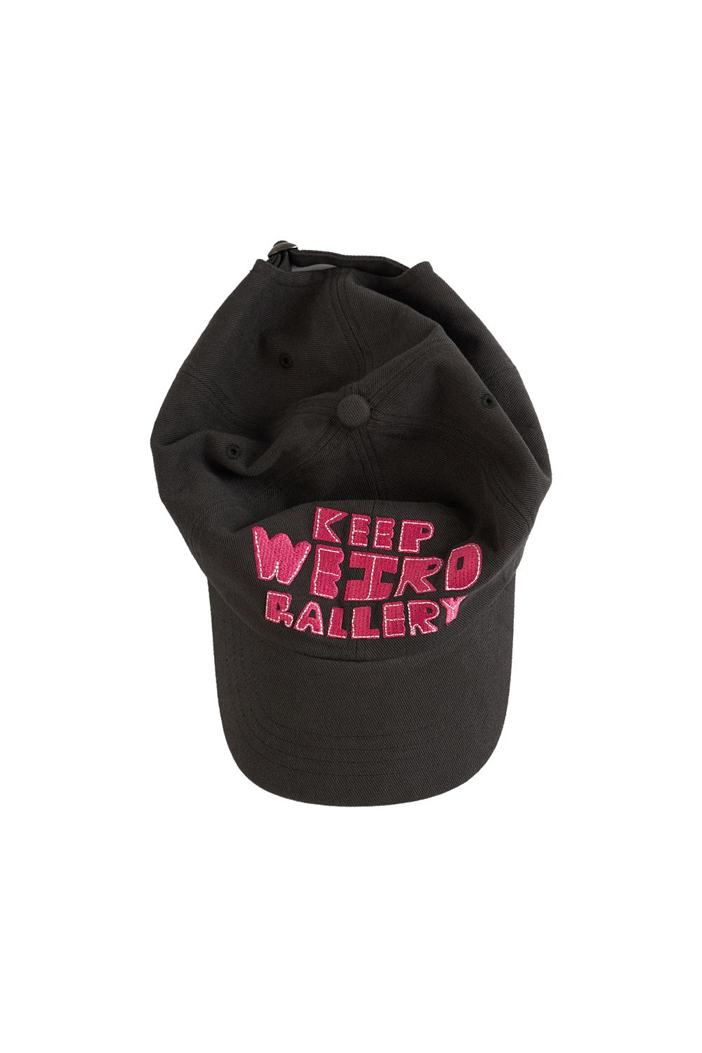 1011갤러리 'Keep Weird Gallery\' Logo Ball Cap - Charcoal - 위시버킷