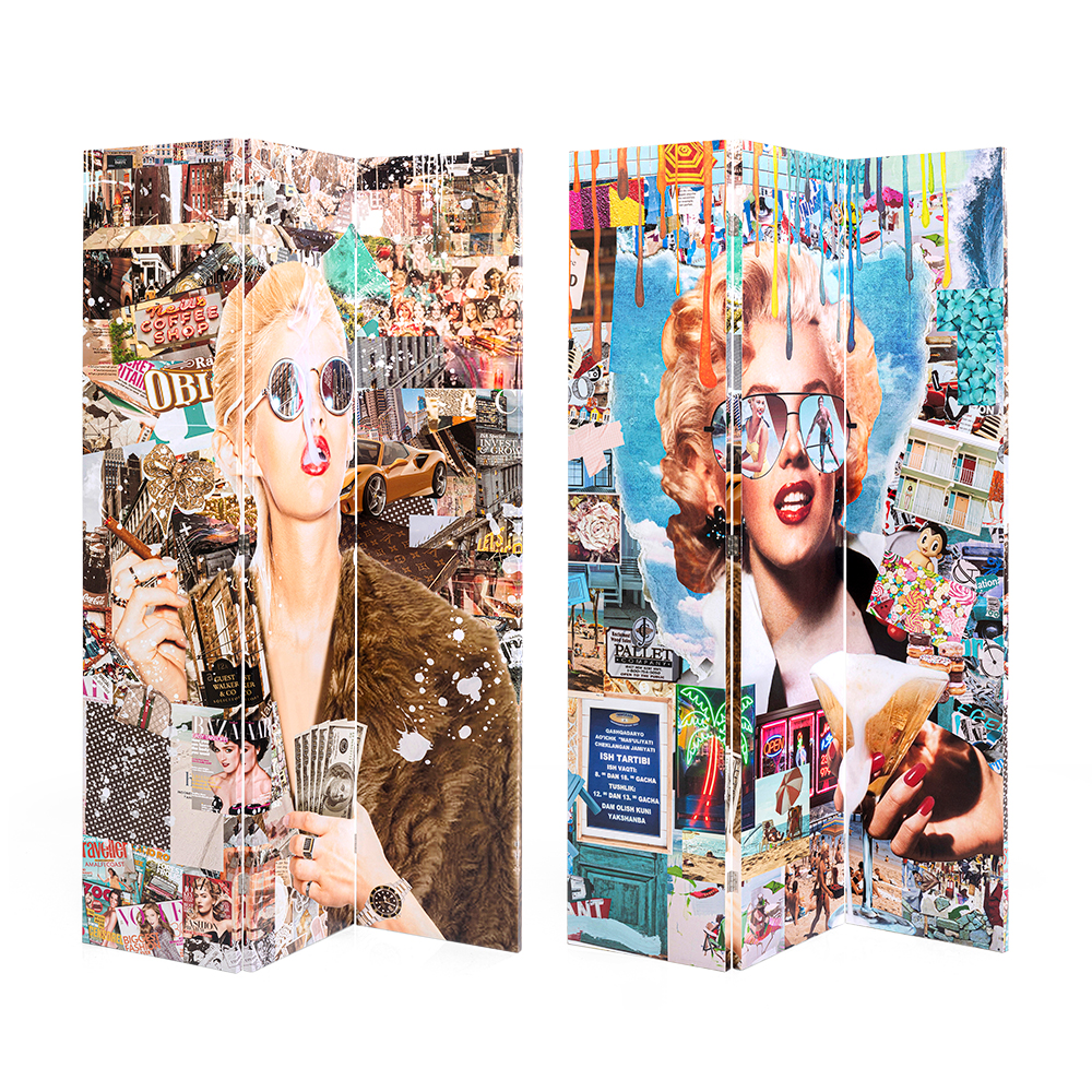 까레 Room Divider Trendy Shopper vs Holiday - 위시버킷