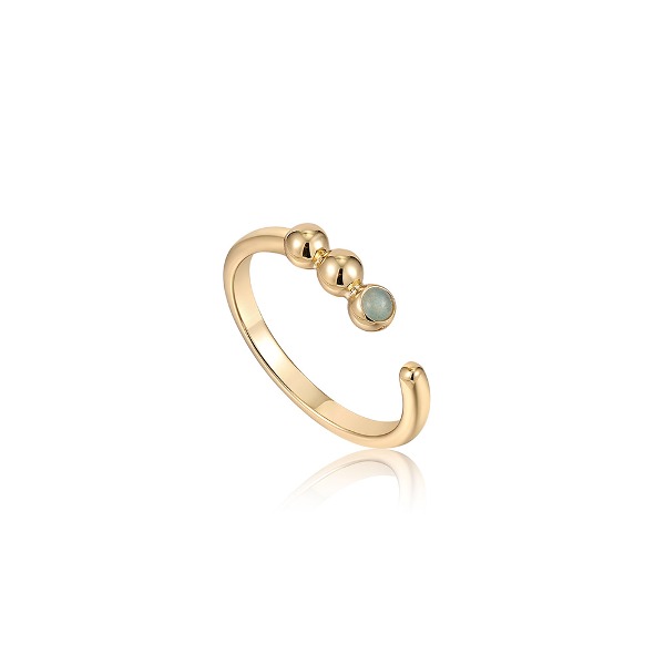 아니아하이에 [한효주,브브걸 민영 착용]아마조나이트 925 실버 사이즈 조절 반지 R045-01G-AM - 위시버킷