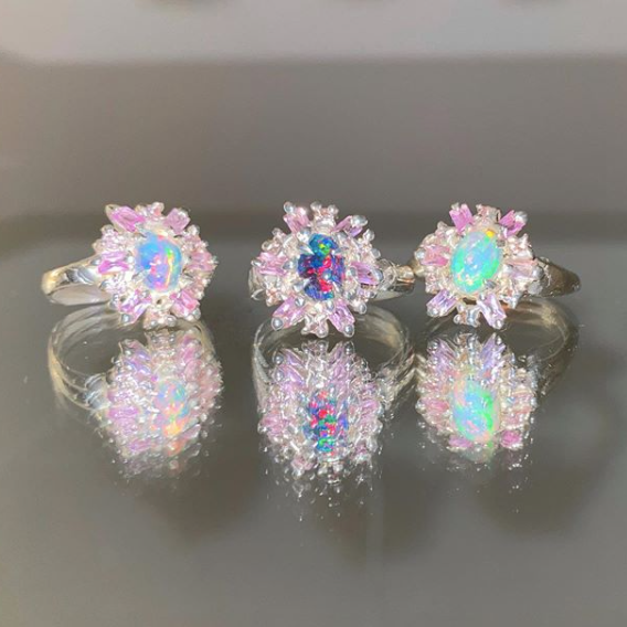 MGN Vanishing Ring - Welo Opal [Pale Colour] / J - 위시버킷