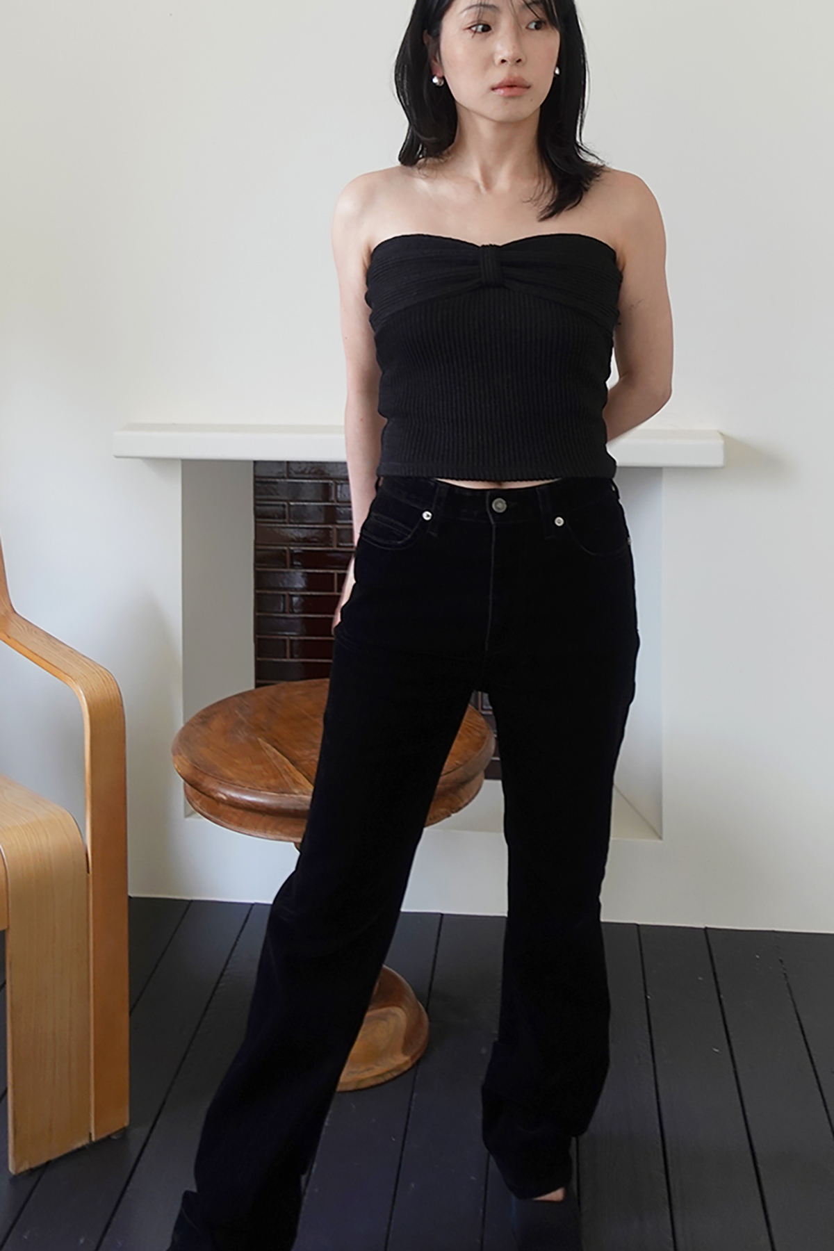 모크 Current velvet boots cut jeans (2C, 3SIZE) - 위시버킷