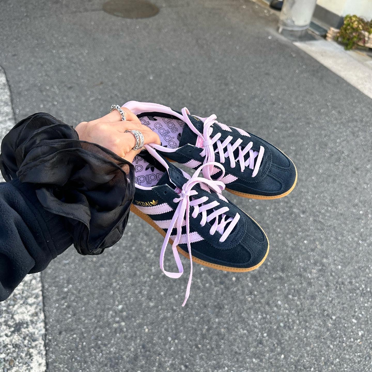 아디다스 ADIDAS HANDBALL SPEZIAL BLACK PINK - 위시버킷