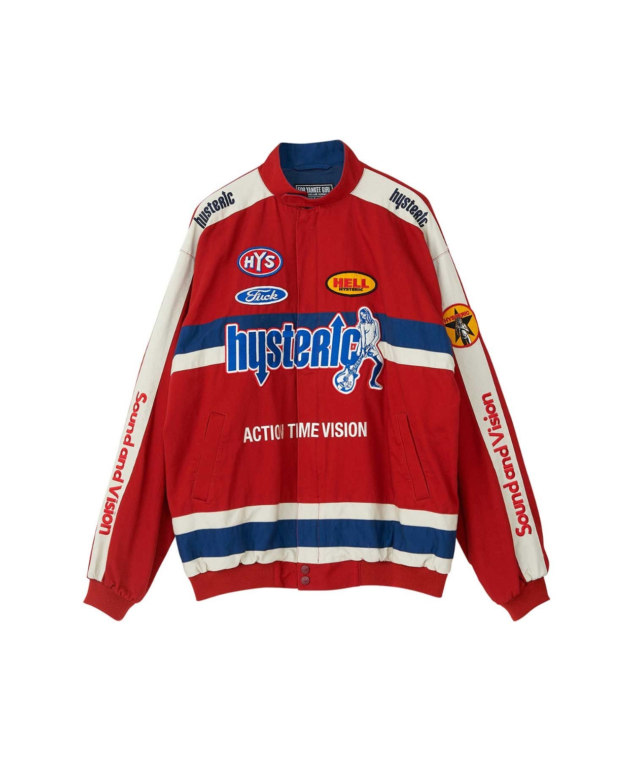 히스테릭 글래머 HYSTRIC RACING ピットクルージャケット|HYSTERIC GLAMOUR MEN | HYSTERIC ...