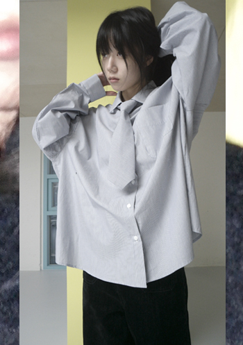 에프터먼데이 tie stripe cotton shirts (2c) - 위시버킷