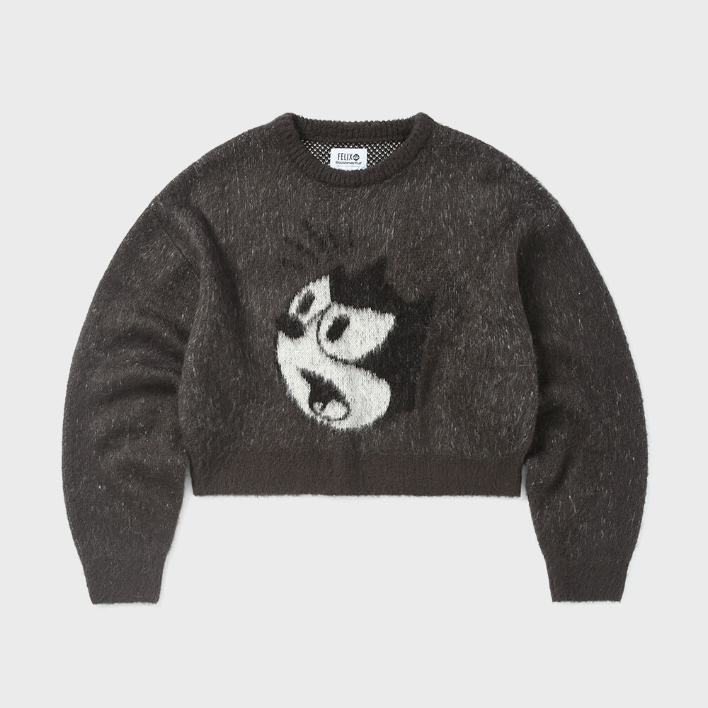 디스이즈네버댓 TNT Felix W Knit Sweater Black - 위시버킷