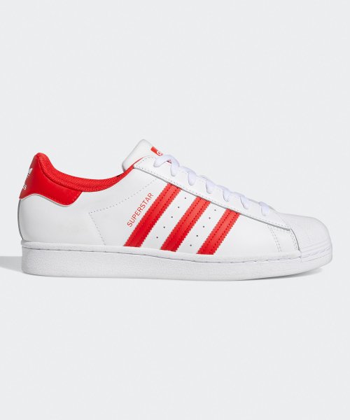 아디다스 슈퍼스타 - 화이트:레드 / GZ3741 - 위시버킷