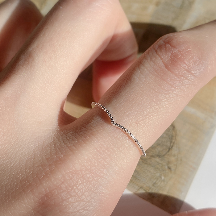 멜트앤플롯 [첫구매 990원] f029 Denso aspyn ring (2color / Silver 925) - 위시버킷