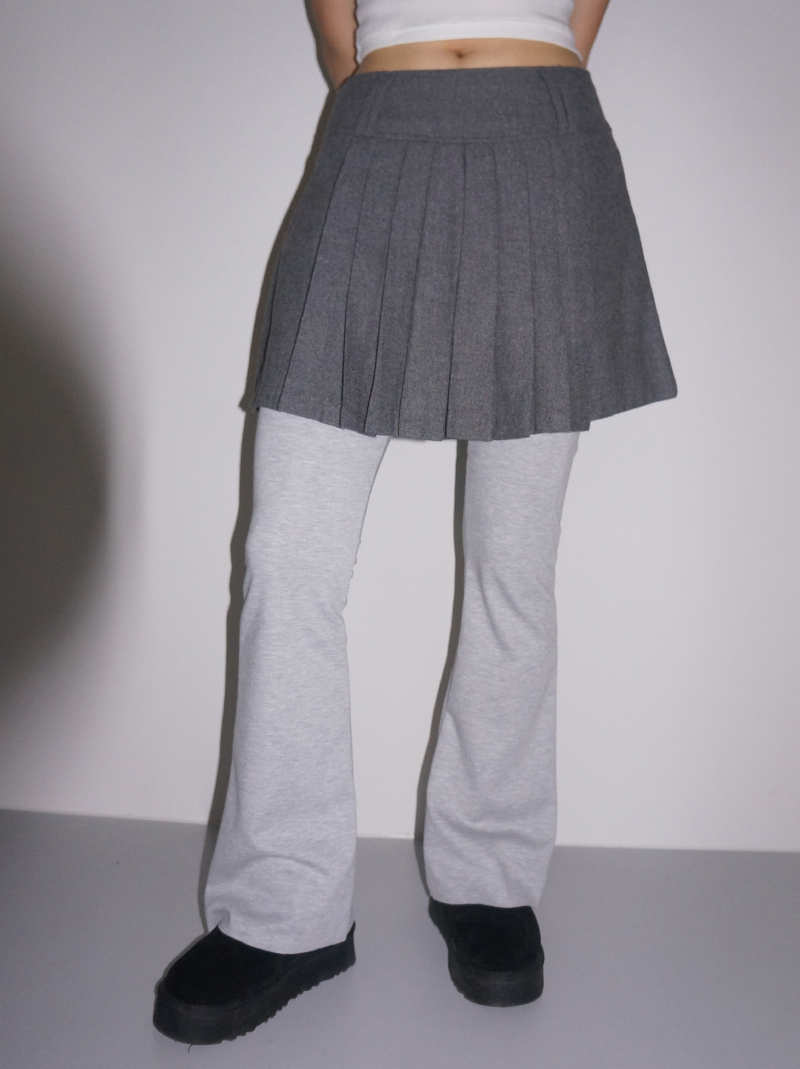 아케 WOOL PLEATS MINI SK (3color!) - 위시버킷