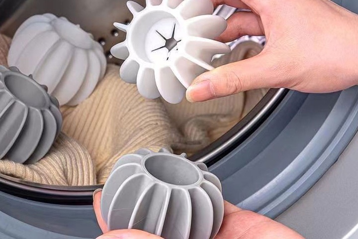 무타공마켓 엉킴방지 실리콘 세탁볼 2P 세트 2colors - 위시버킷