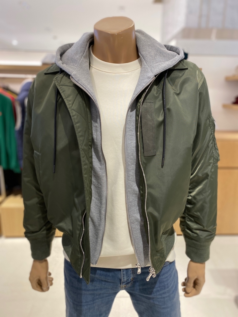 헤지스 [헤지스남성] [22FW] 후드탈착 MA-1 점퍼 (HZJU2D301K2) - 위시버킷