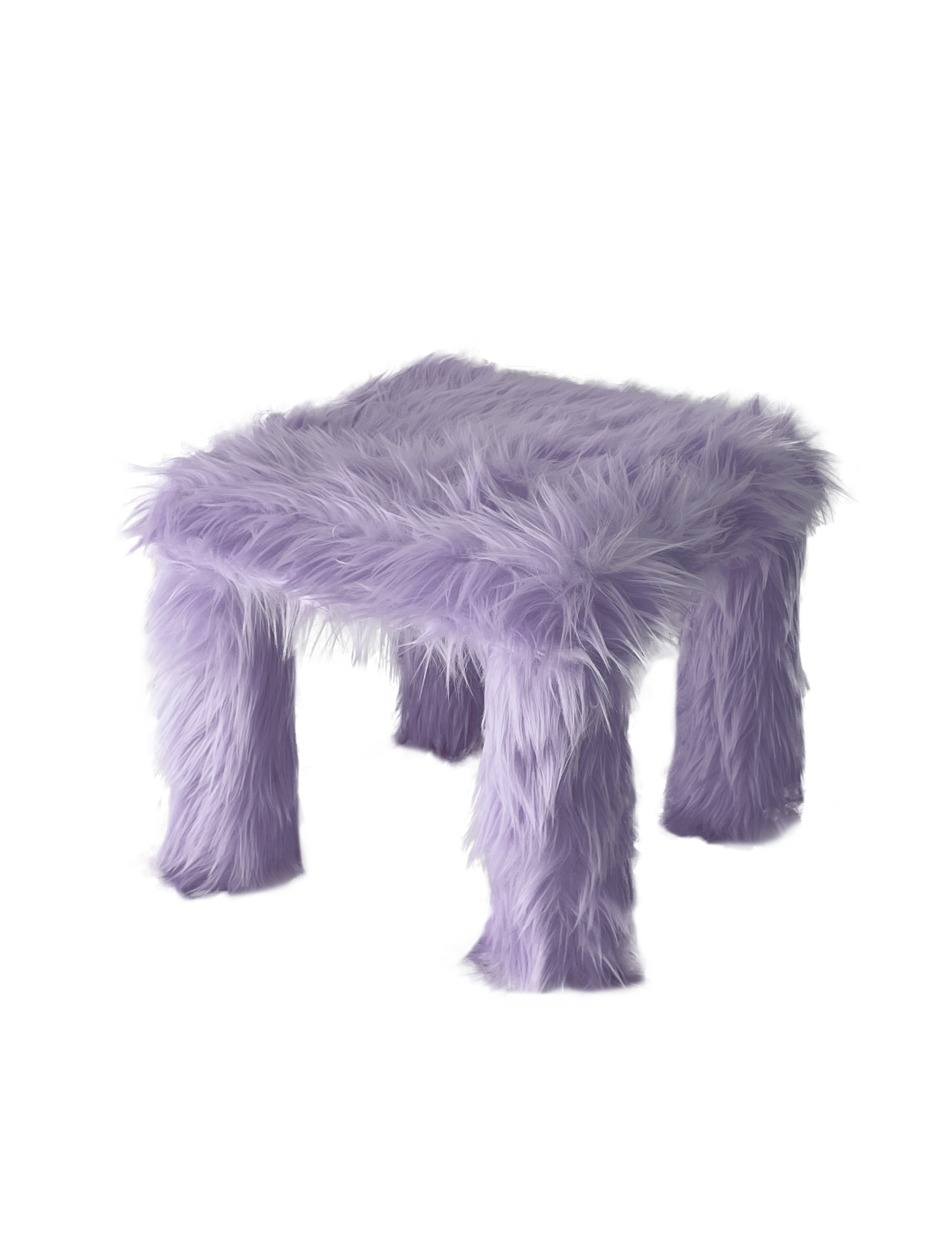 포식스먼스 furry table L (purple) - 위시버킷