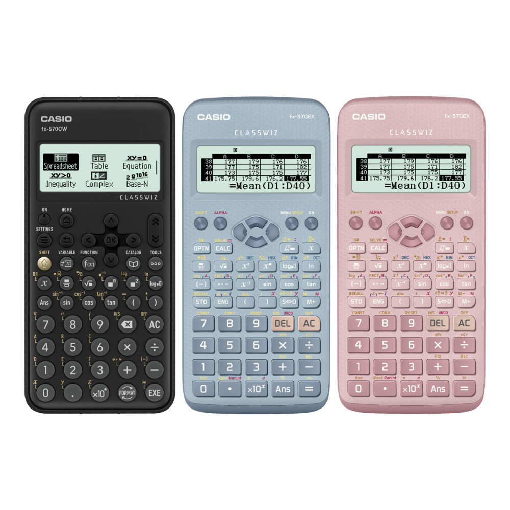 카시오 카시오 공학용계산기 FX-570EX / FX-570CW 본사직영 전자계산기 공식스토어 - 위시버킷