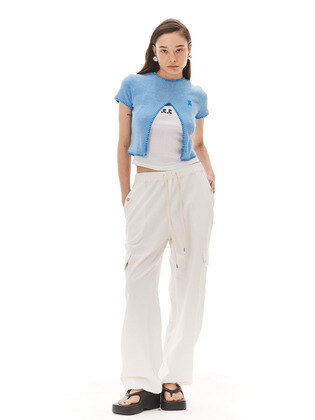 레스트앤레크리에이션 RR CARGO PANTS - WHITE - 위시버킷