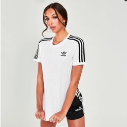 아디다스 [여성] 3ST 티 GN2913 아디다스오리지널 여자 데일리 삼선 반팔티 티셔츠 레귤러핏 반팔 화이트 - 위시버킷