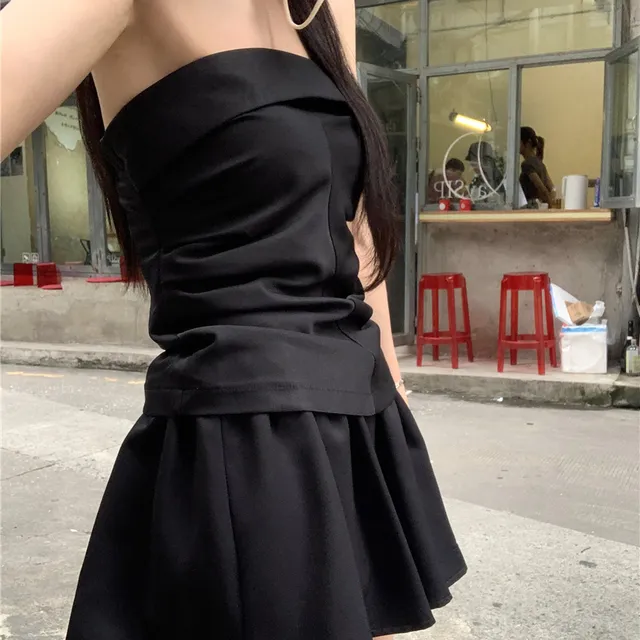 안느 2c 모모 펌킨 셋업 세트 - 위시버킷