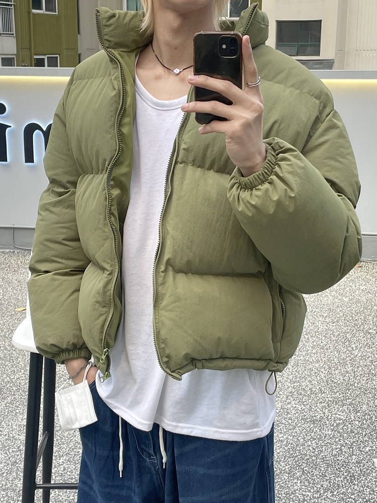 르포엠 unisex 2-way string short padding - 남녀공용 투웨이 스트링 숏패딩 3 colors - 위시버킷