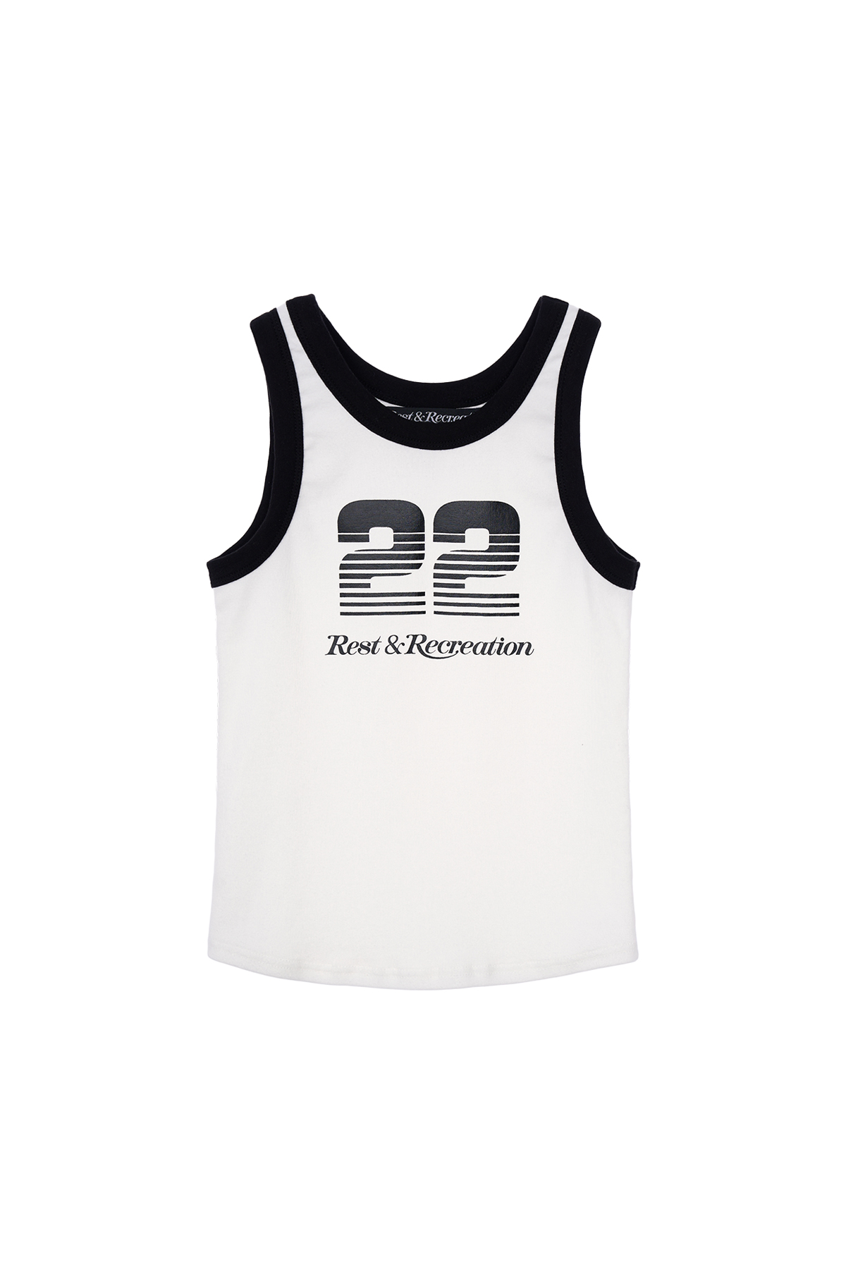 레스트앤레크리에이션 RR 22 SLEEVELESS TOP - WHITE - 위시버킷