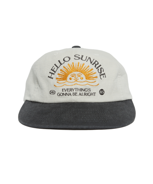 헬로우선라이즈 헬로 선라이즈(HELLO SUNRISE) Washed HS Arch Logo 6panel Cap_Oatmeal ...