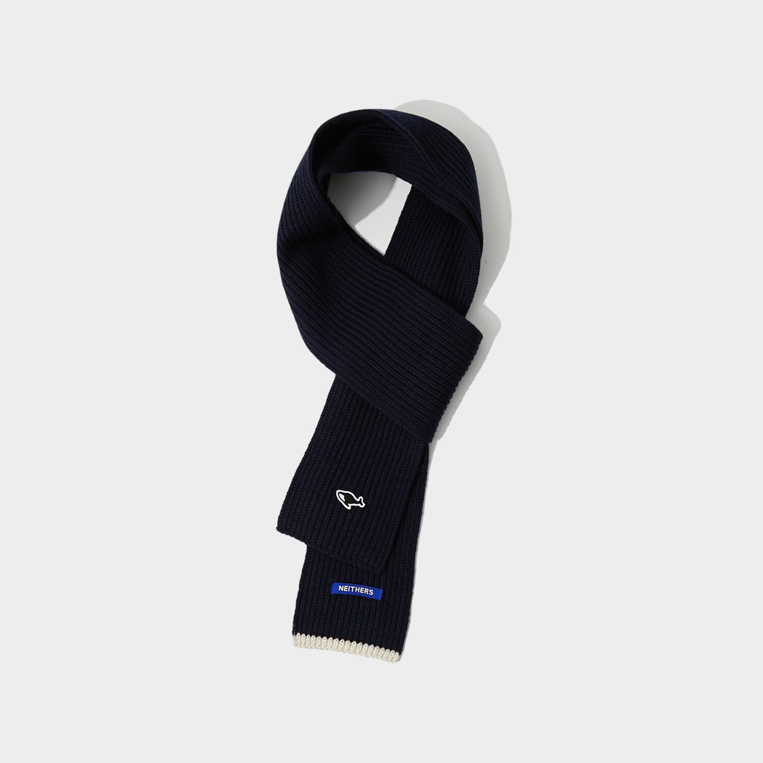 네이더스 BASIC KNITTED MUFFLER (NAVY) - 위시버킷