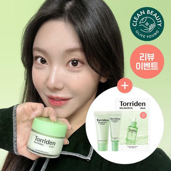 토리든 [깡나PICK/한정기획] 토리든 밸런스풀 시카 진정 크림 80ml 기획(+크림 20ml+세럼 10ml+마스크팩1매) - 위시버킷