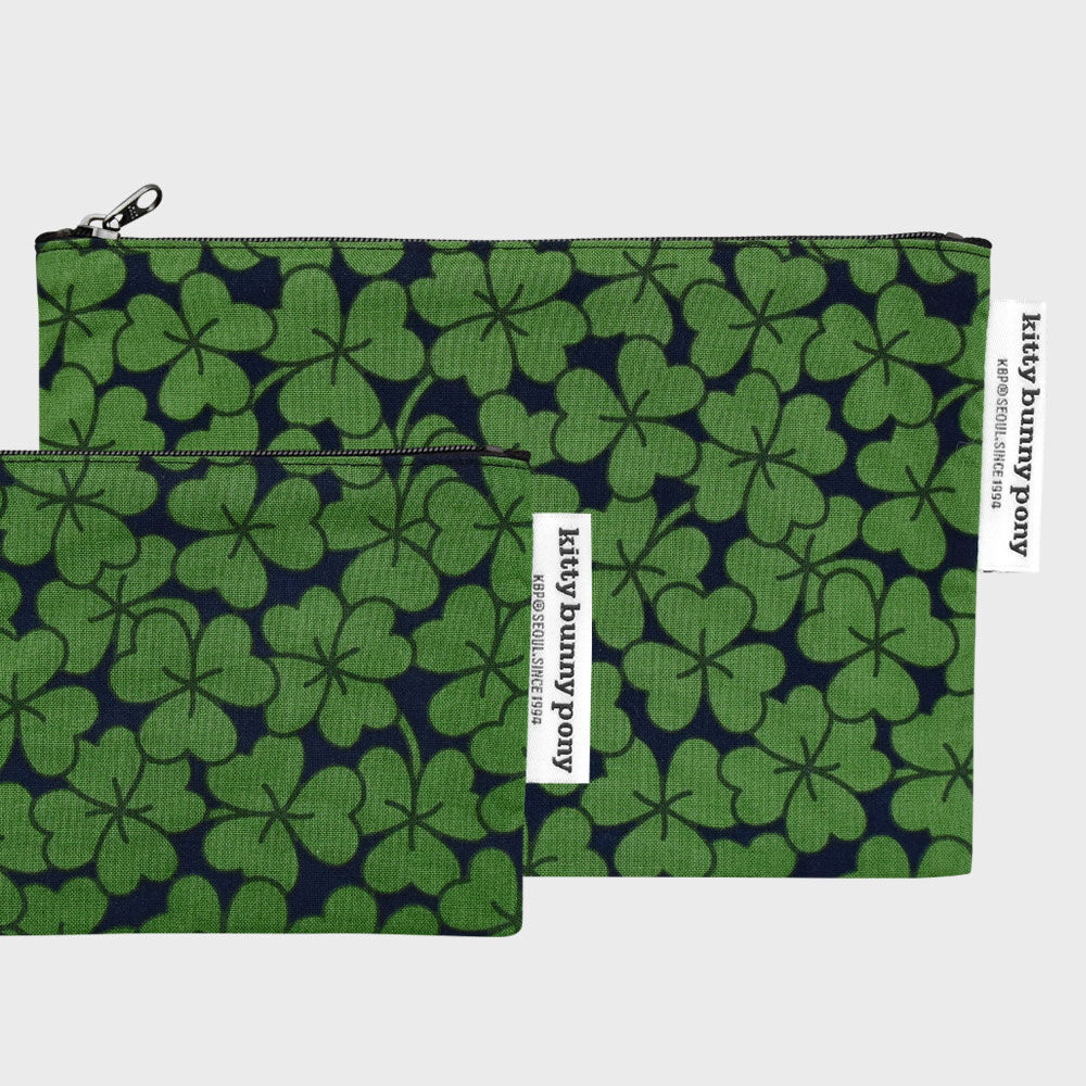 키티버니포니 Lucky Clover Pouch - 위시버킷