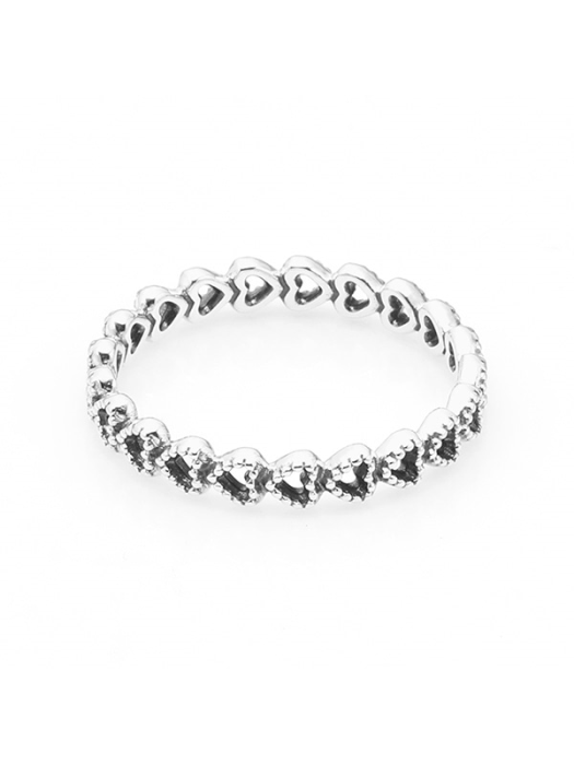 판도라 링크드 러브 실버 반지 190980 - 위시버킷