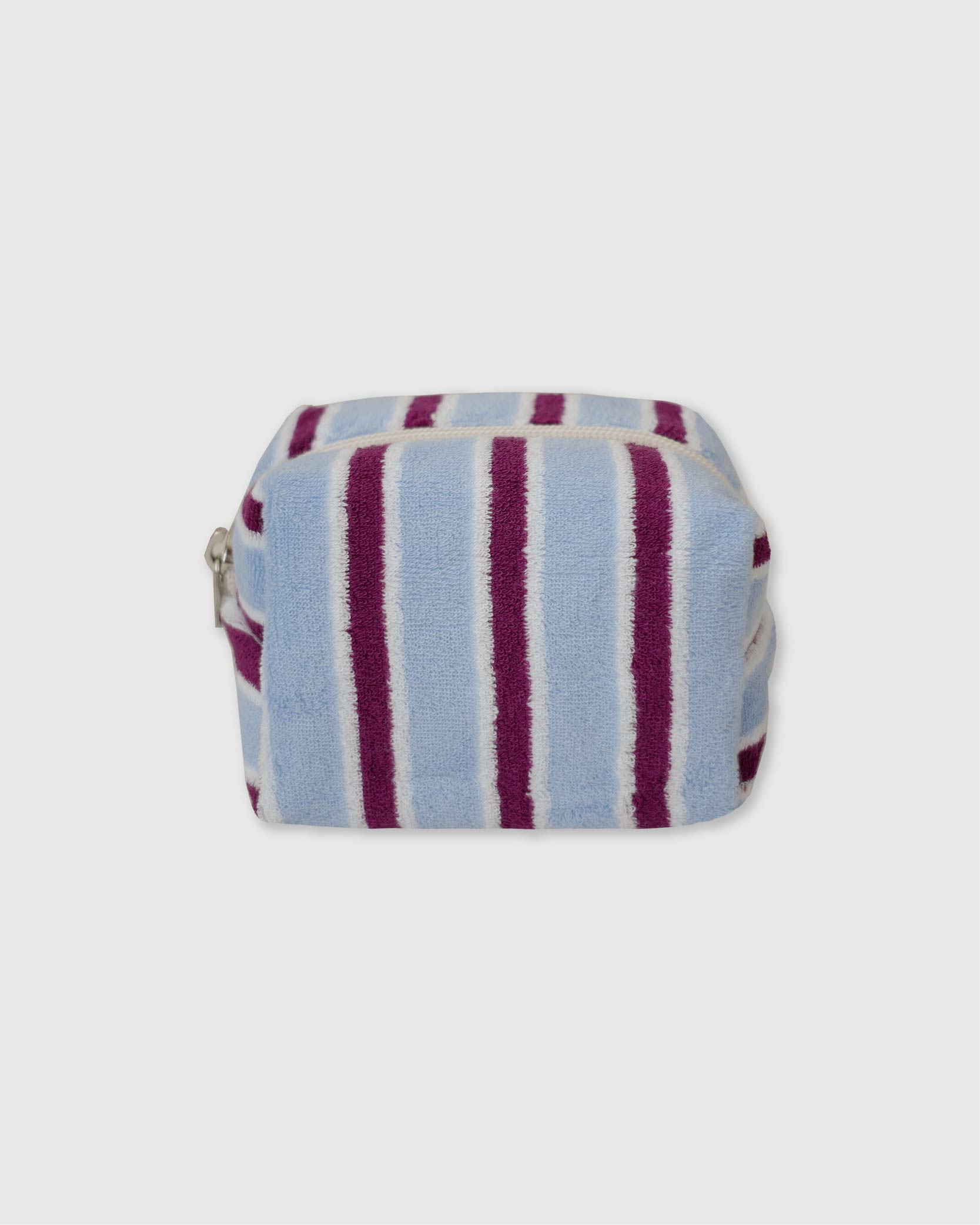 언폴드 Stripe terry pouch (purple-blue) - 위시버킷
