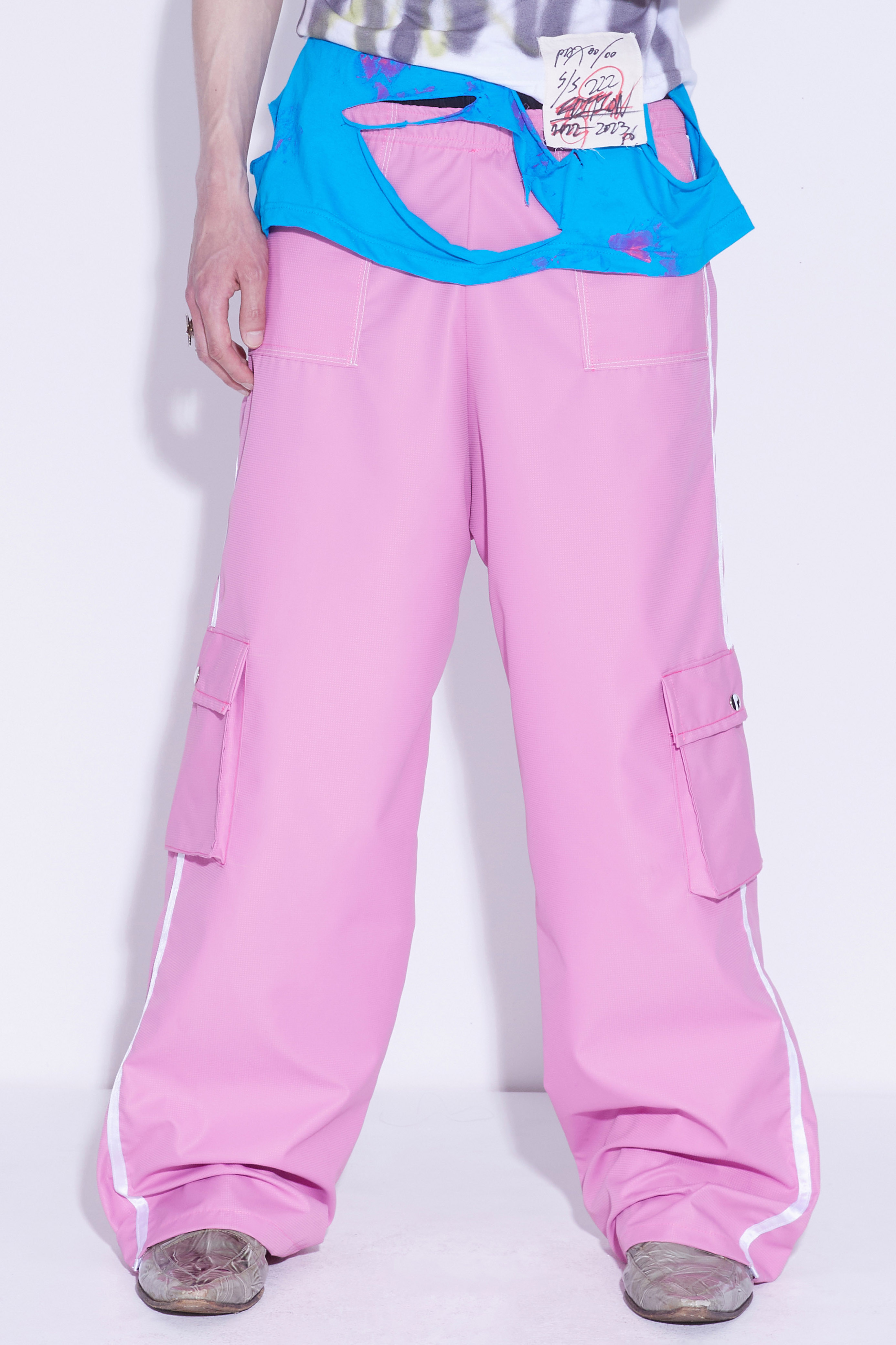 팍스00100 pax pink loose pants - 위시버킷