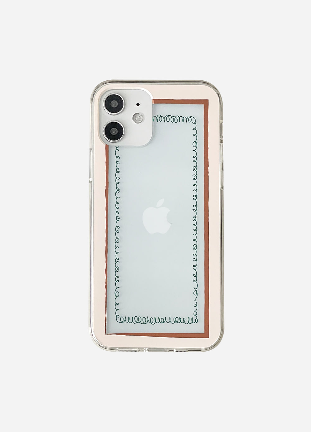 브라운드 Frame Jelly Hard Case (brown) - 위시버킷