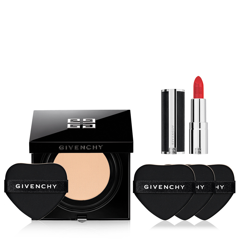 지방시 [지방시/선물포장] 땡 꾸뛰르 쿠션 세트 (+앵떼르디 실크 N306 디럭스 미니 1.5G+하트 퍼프 3개 증정) - 위시버킷