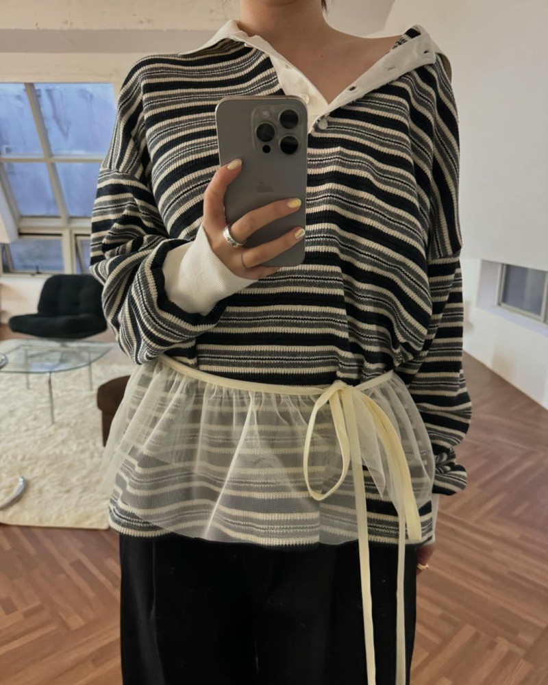 르마 RMAR eggis 에그이즈 24FW 프랩 랩 스커트 - 위시버킷